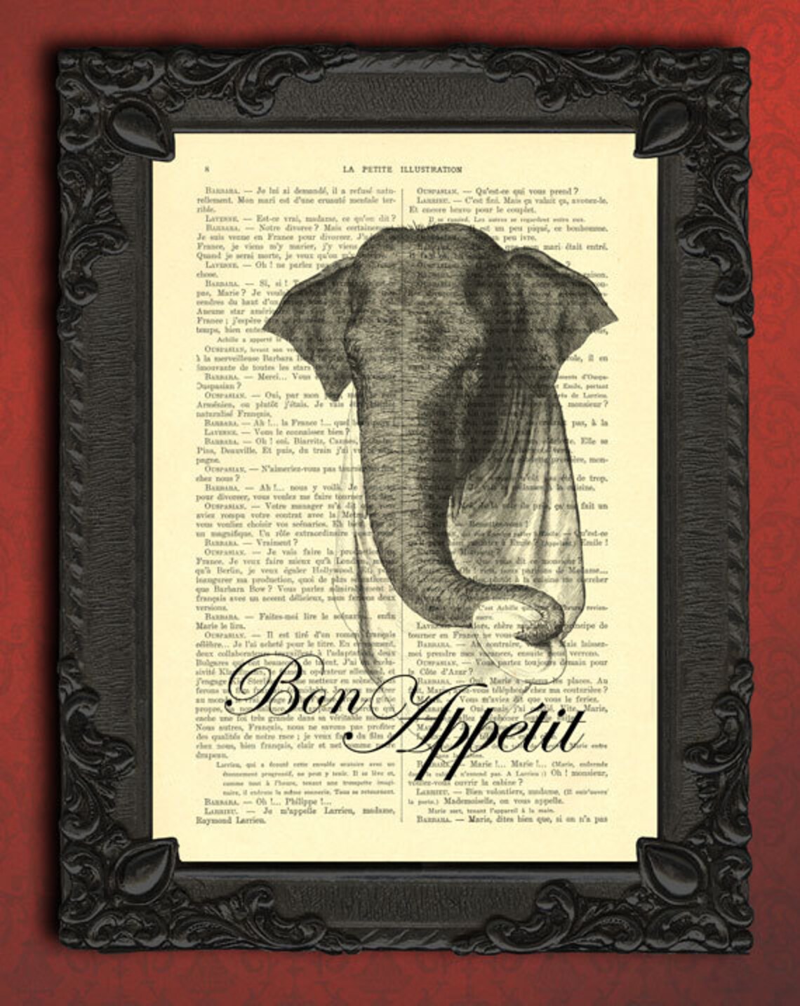 Bon Appetit Print Bon Appetit Sign Paris French Quote Print - Etsy