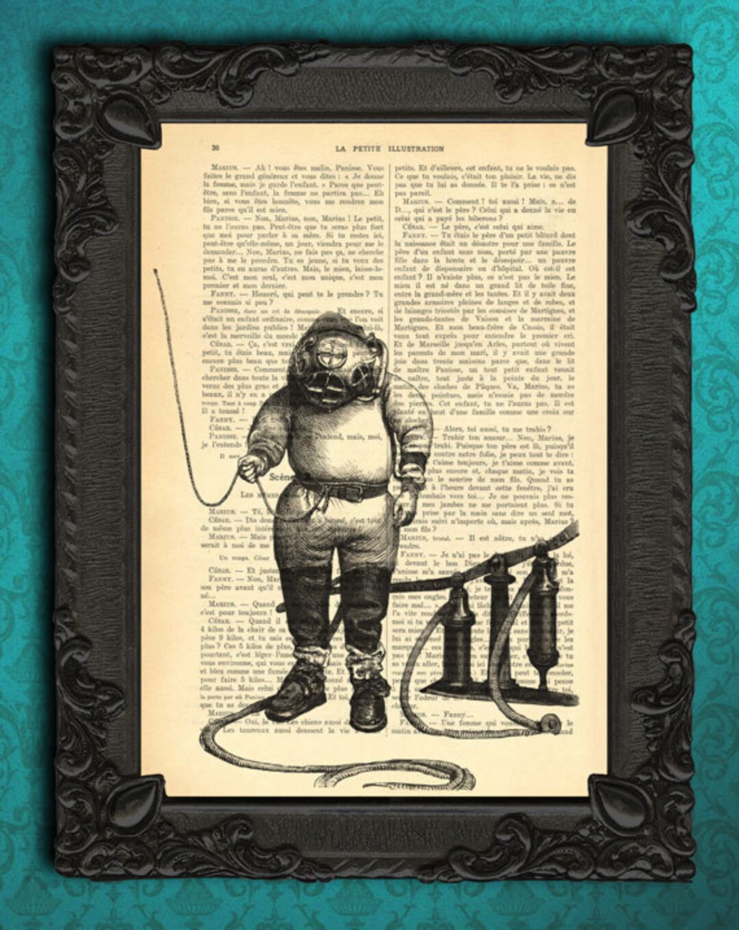 Us Navy Diver Print Navy Diver Art Seal Marine Corps - Etsy Canada