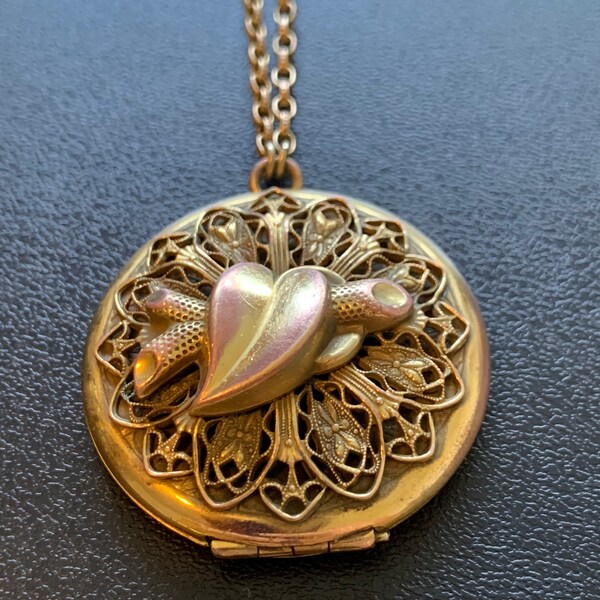Vintage Coro Locket - Etsy