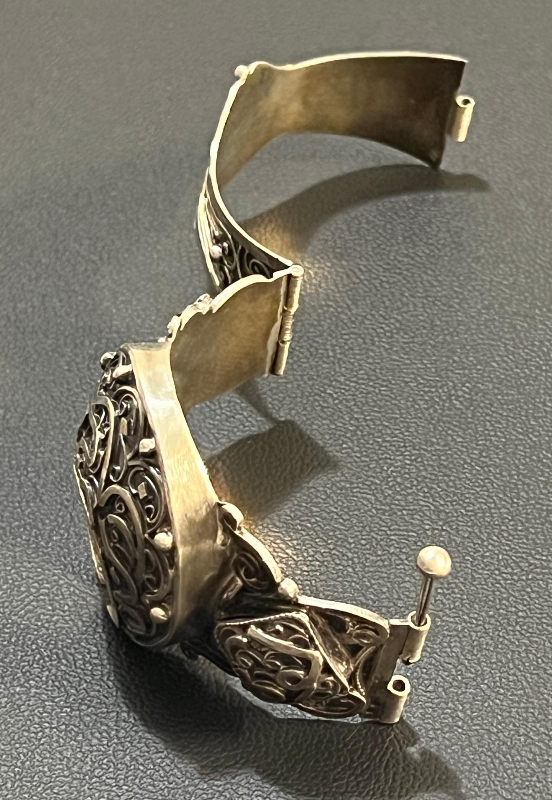 Rare ISLAMIC Arabic Middle Eastern Sterling Silver CRESCENT MOON ...