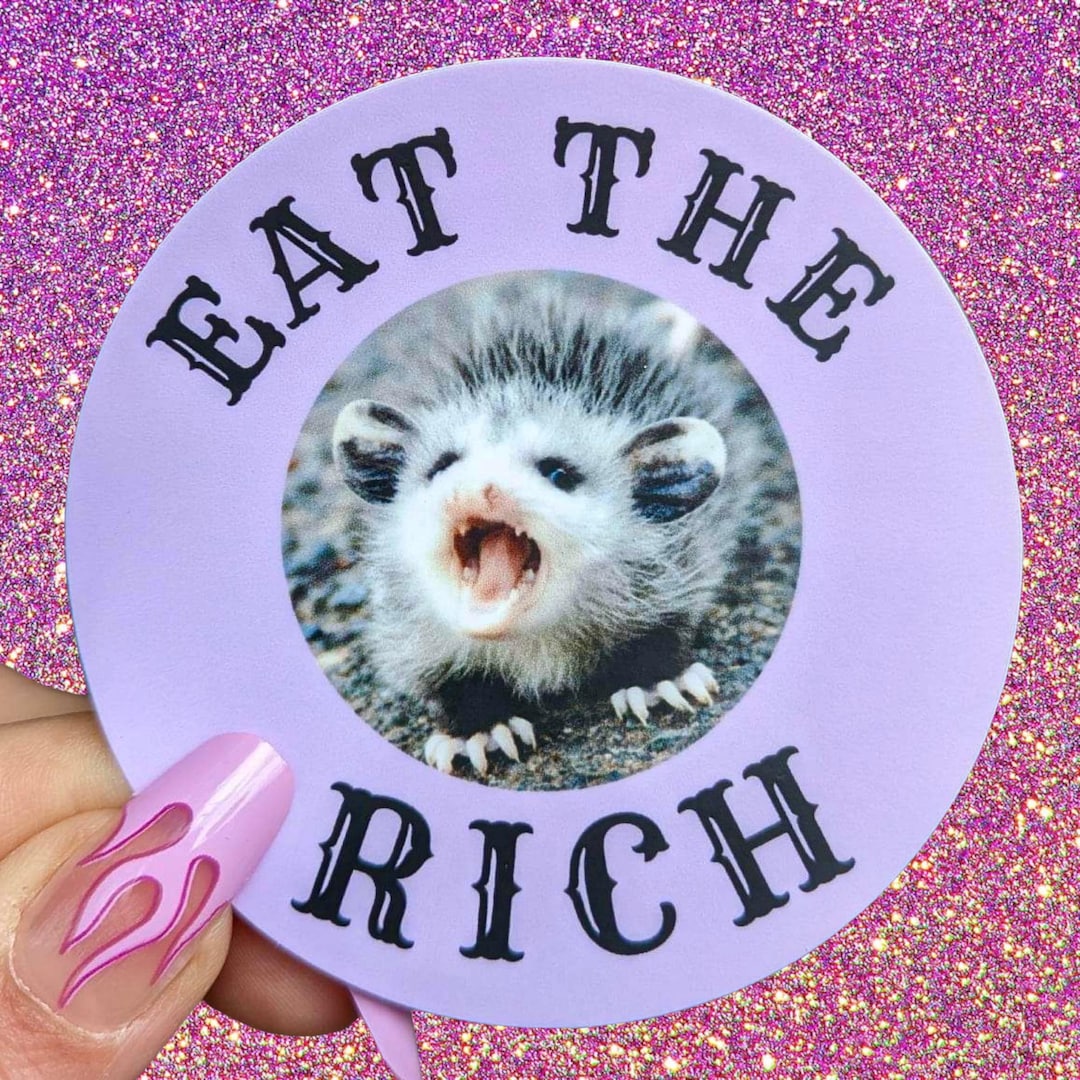 Eat the Rich Sticker 3x3 - Etsy