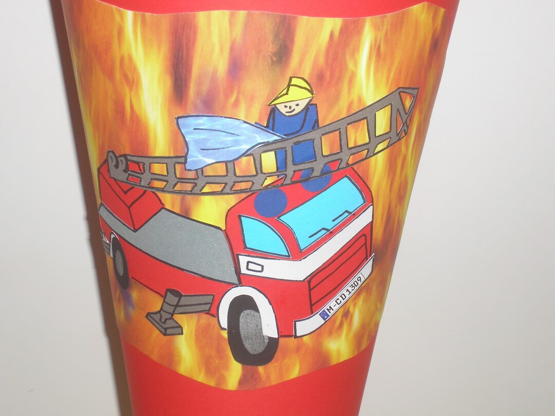 School Bag Sugar Bag Fire Department Florian - Etsy