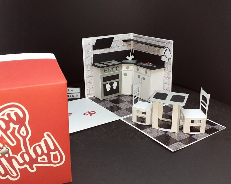 Geschenkbox Explosionsbox Magic Box KÜCHE - Etsy.de