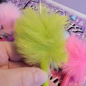 DIY Beadable Pen Sold Individually You Pick Style and Color Fuzzy Furry ...