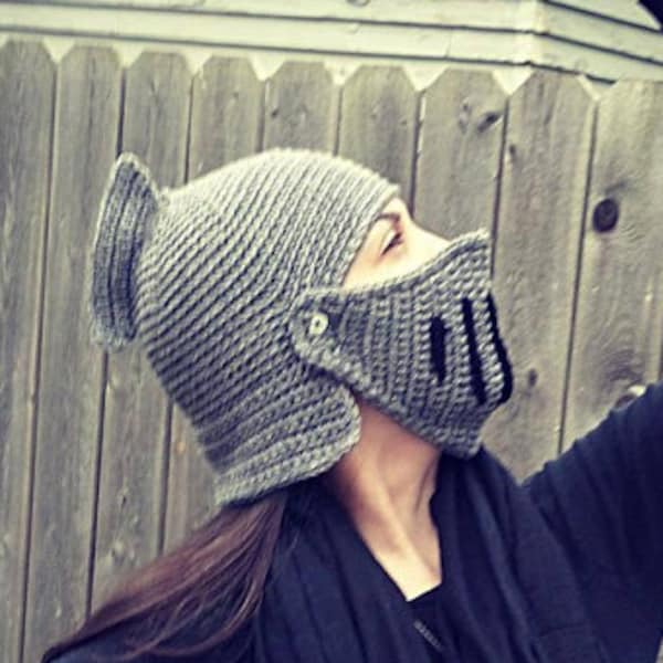 Crochet Knight Hat - Etsy