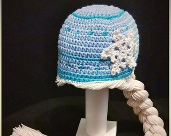 Crochet Queen Elsa Inspired Hat - Etsy