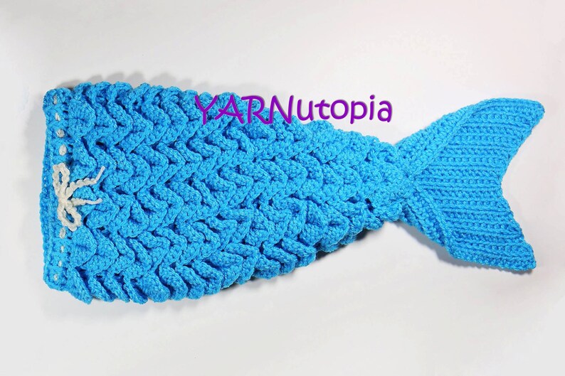 DIGITAL DOWNLOAD: Crochet Pattern for Baby Mermaid Tail Size - Etsy