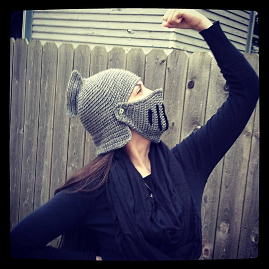 DIGITAL DOWNLOAD: Crochet PATTERN for Knight in Shining Armor Hat ...
