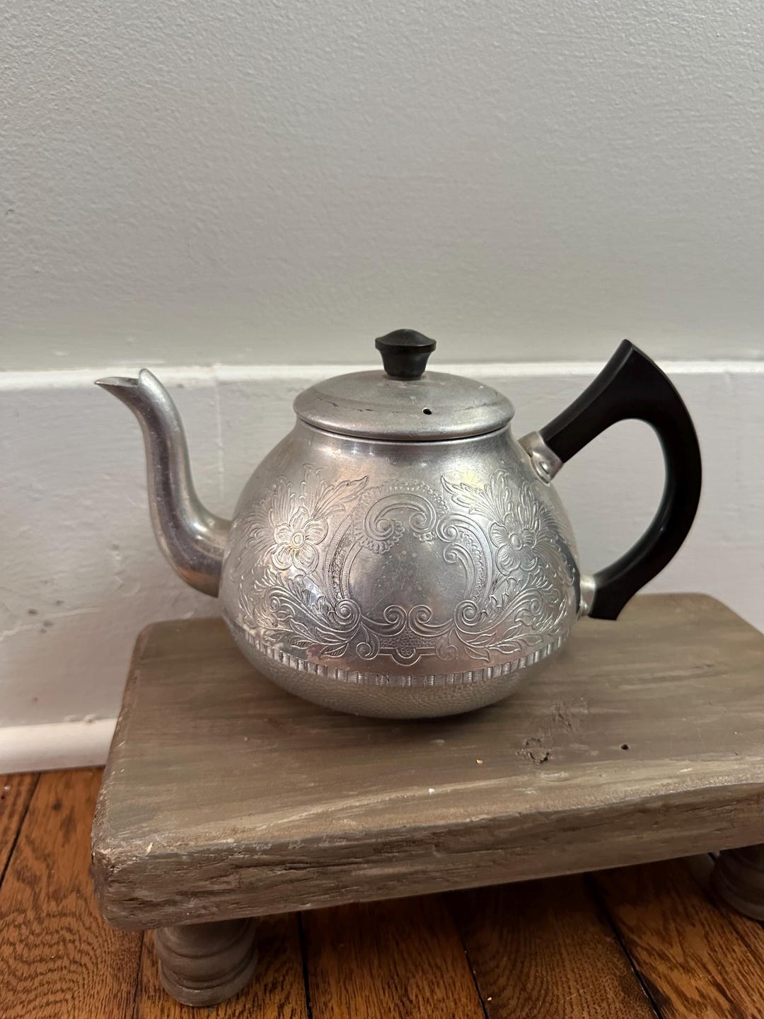 Vintage Swan Teapot the Carlton 6 Cups Aluminum Kitchen Decor - Etsy