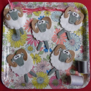 Hanging Felt Ram Sheep - Etsy