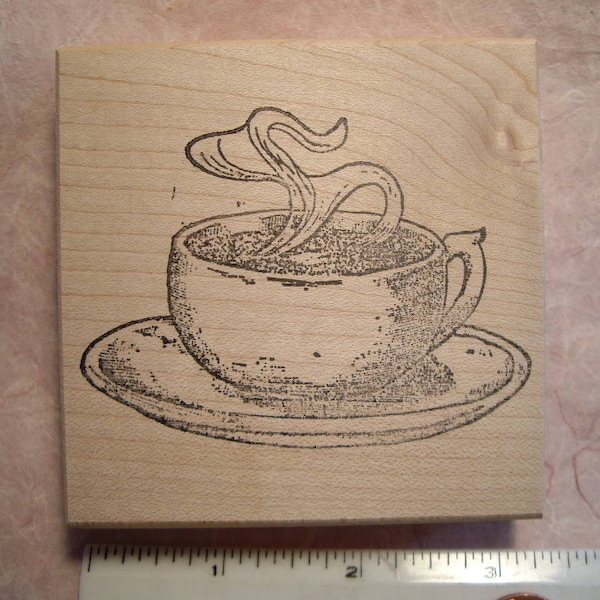 Coffee Cup Stamp - Etsy