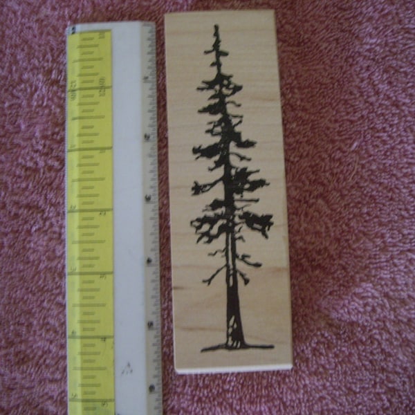 Tree Rubber Stamp - Etsy