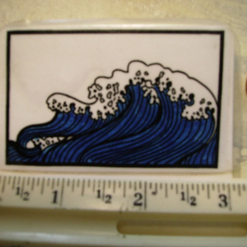 Ocean Wave Stamp - Etsy