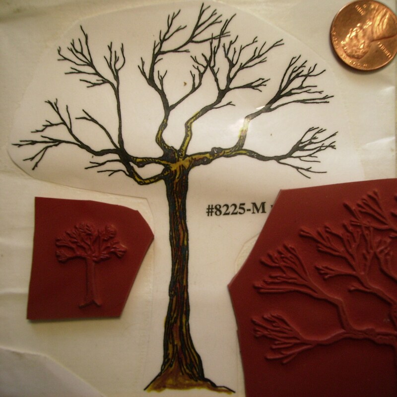 Bare Tree Stamp - Etsy