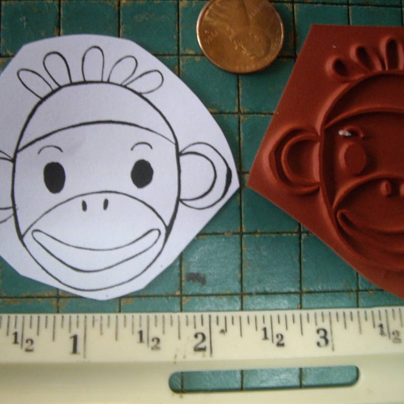 Sock Monkey Labels - Etsy