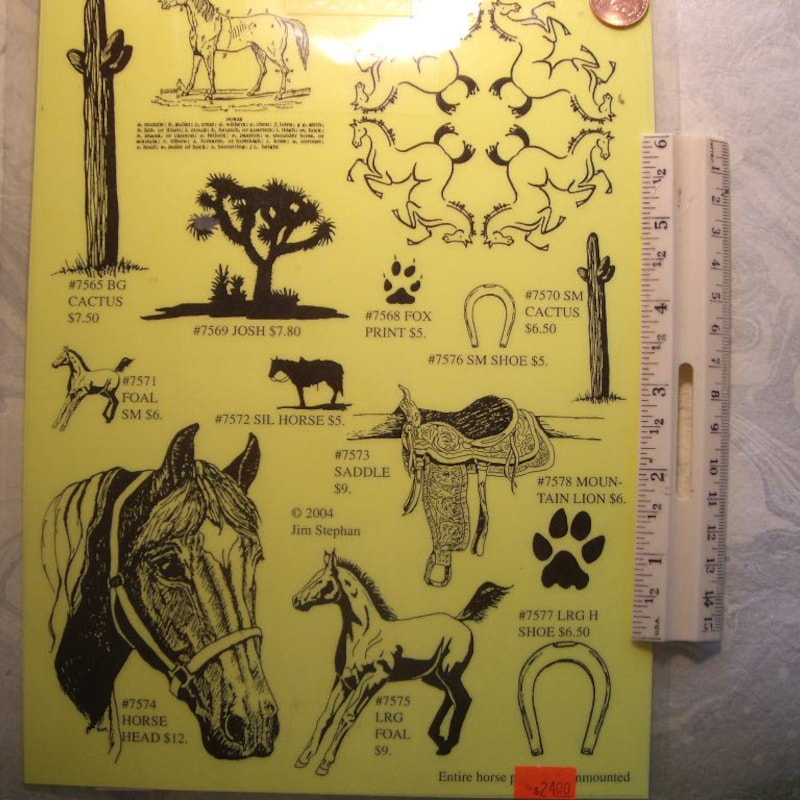 Horse Rubber Stamp - Etsy