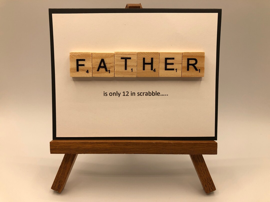 Father Scrabble Birthday - Etsy