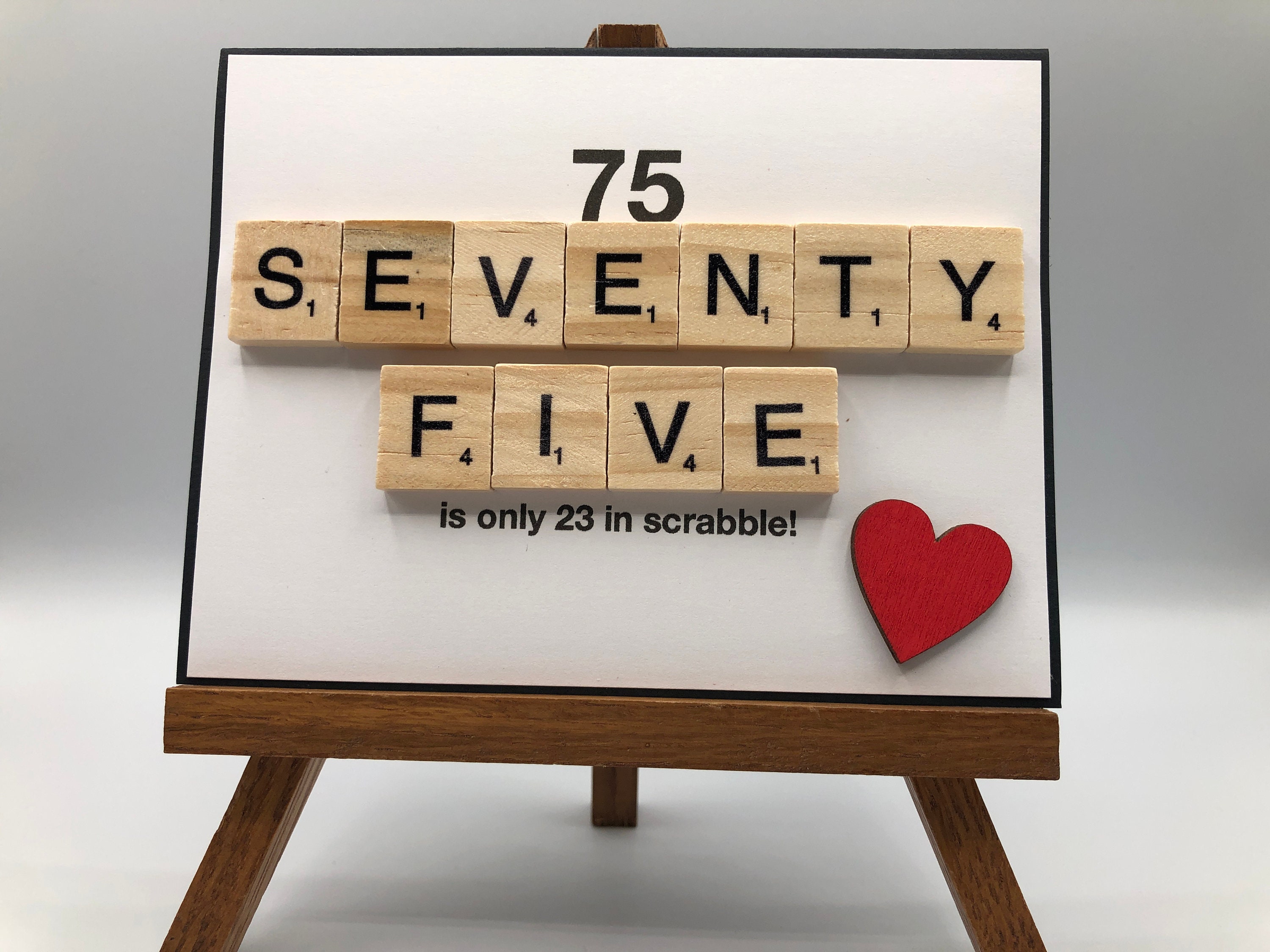 75 Scrabble Card - Etsy