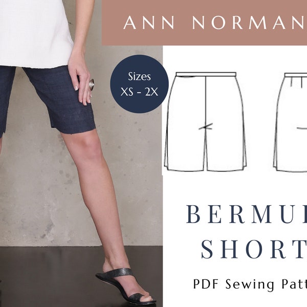 Bermuda Shorts Pattern - Etsy