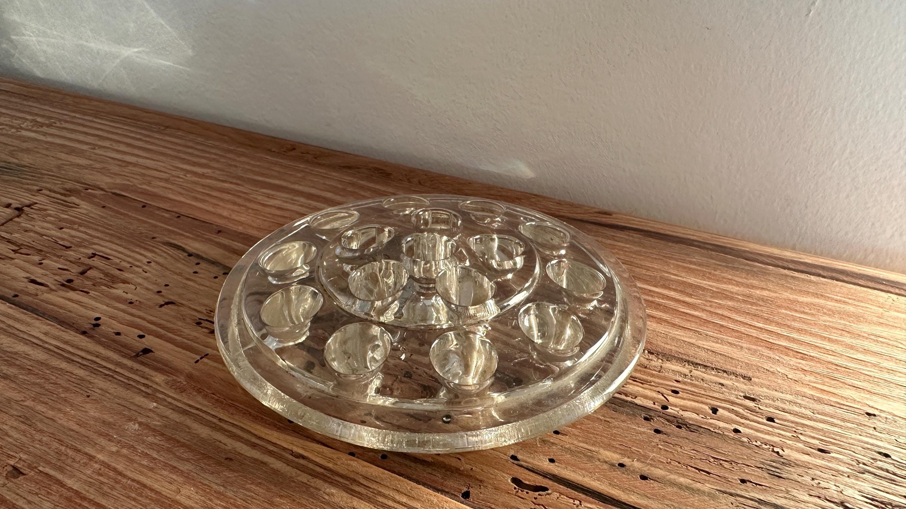 Antique Glass Flower Frogs Vintage Floral Frog for Base of Vase Holds ...