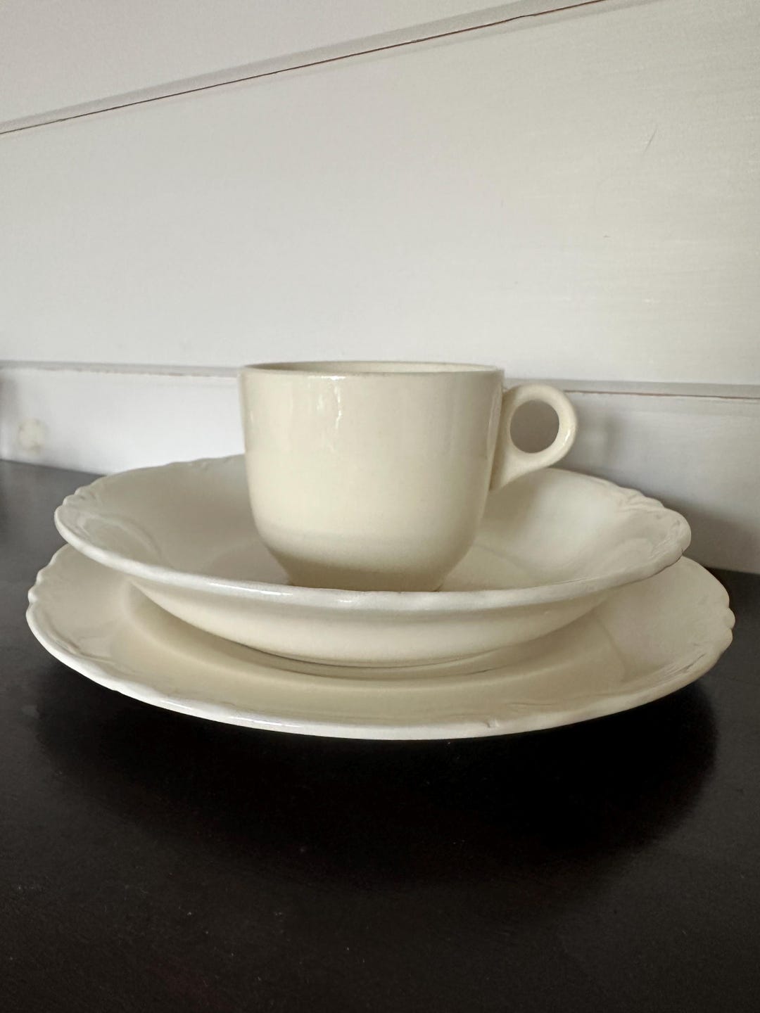 Antique USA Scio Pottery - Vintage Ironstone - 1940s - White Ceramics ...