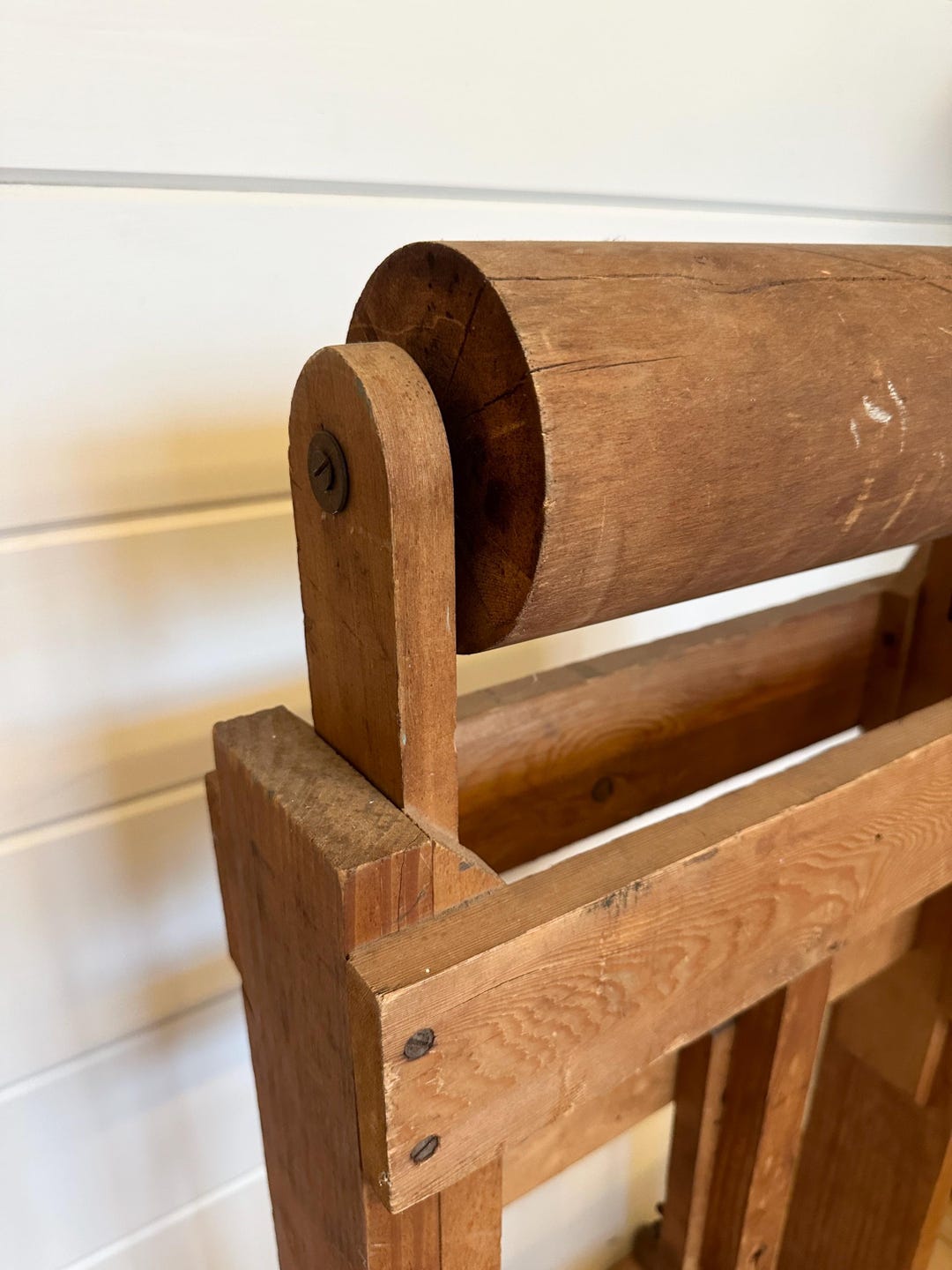 Vintage Woodworking Roller Stand - Primitive - Handmade - Etsy