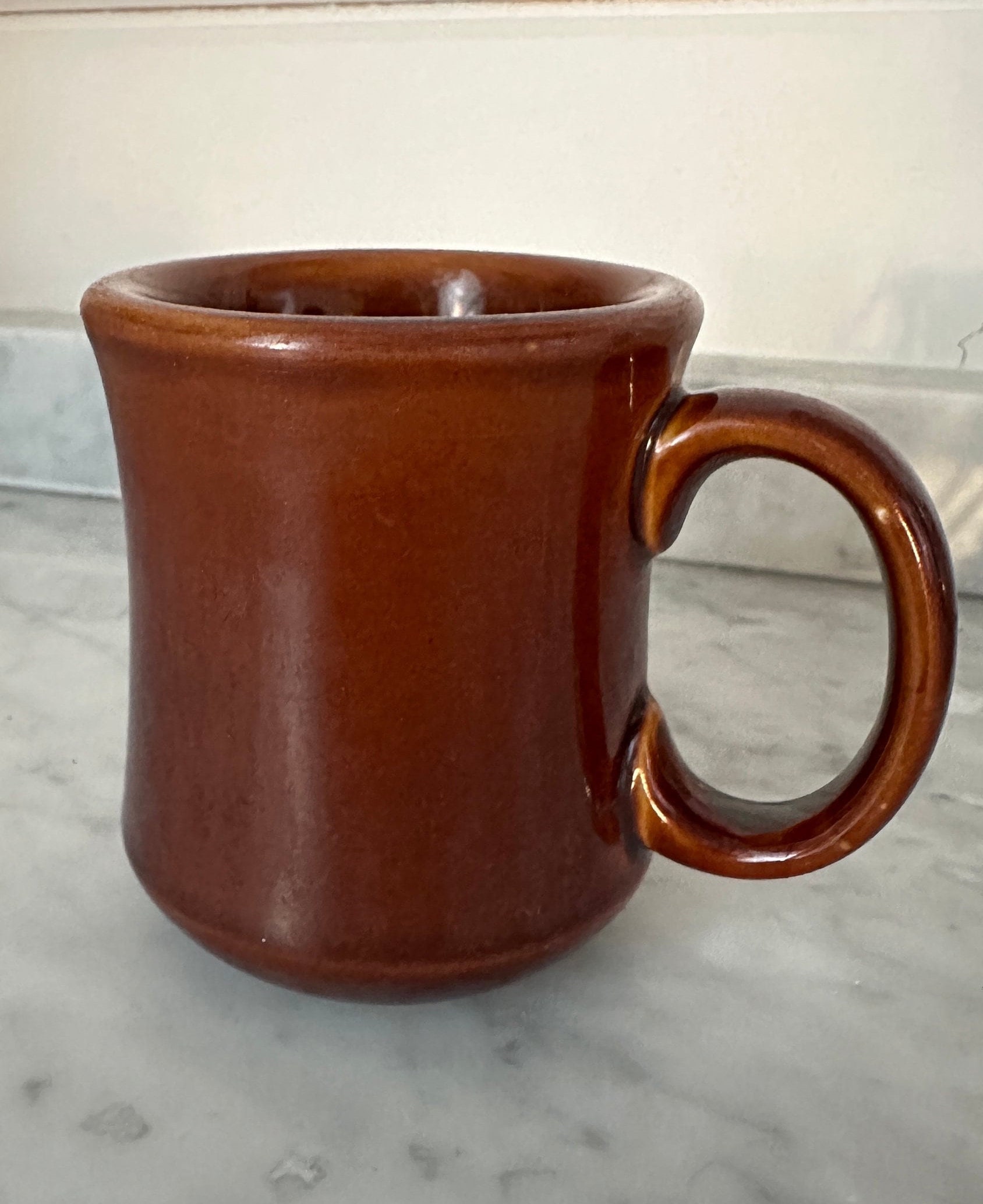 Pair of Brown Vintage Diner Coffee Mugs Ironstone Tuxton. - Etsy