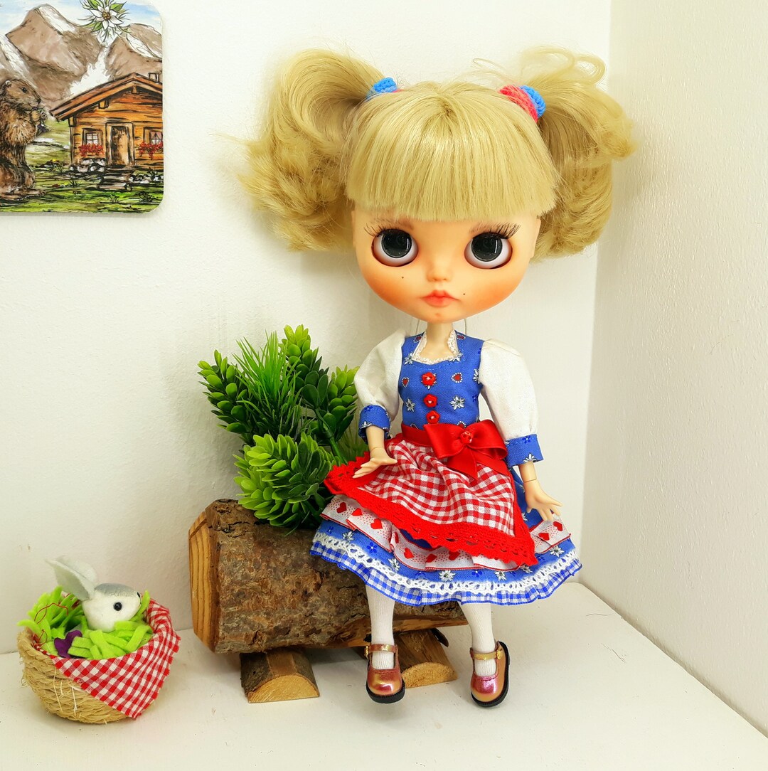 Blythe Tyrol Blythe Tyrolean Outfit Blythe Red Tyrolean Outfit Blythe ...