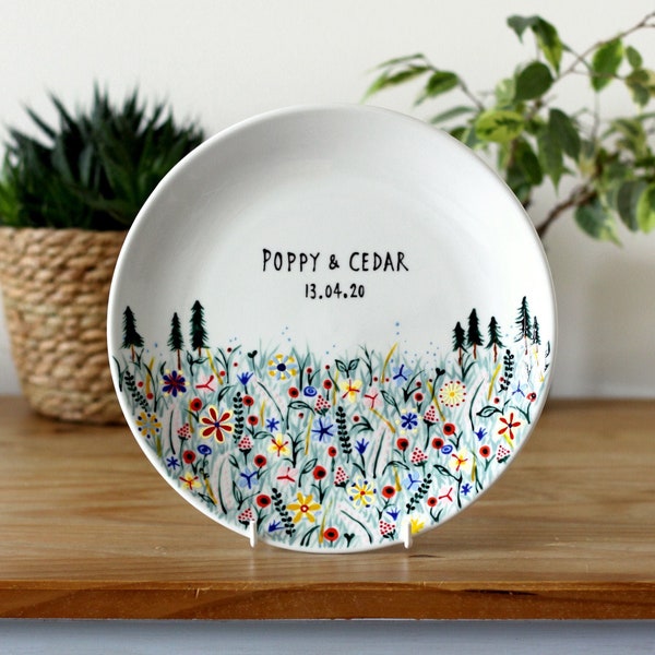 Ceramic Plates Painted Custom - Etsy