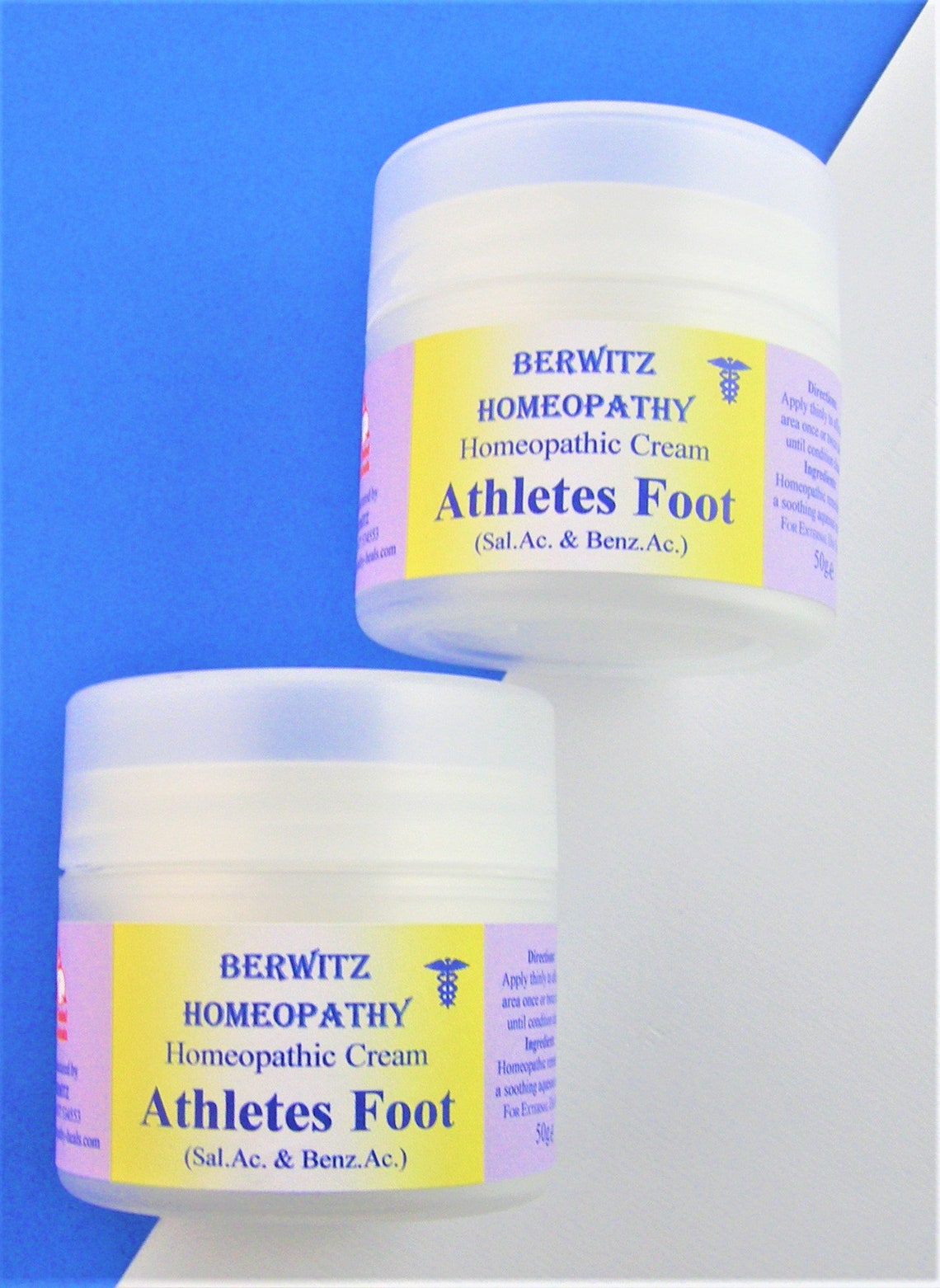 ATHLETE'S FOOT CREAM by Berwitz Homeopathy Safe Soothing - Etsy