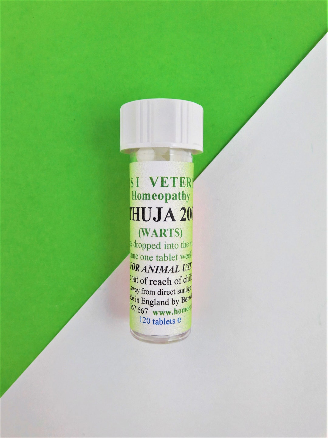 THUJA 200 HOMEOPATHIC TABLETS Remedy for the Removal of Warts, 120 ...