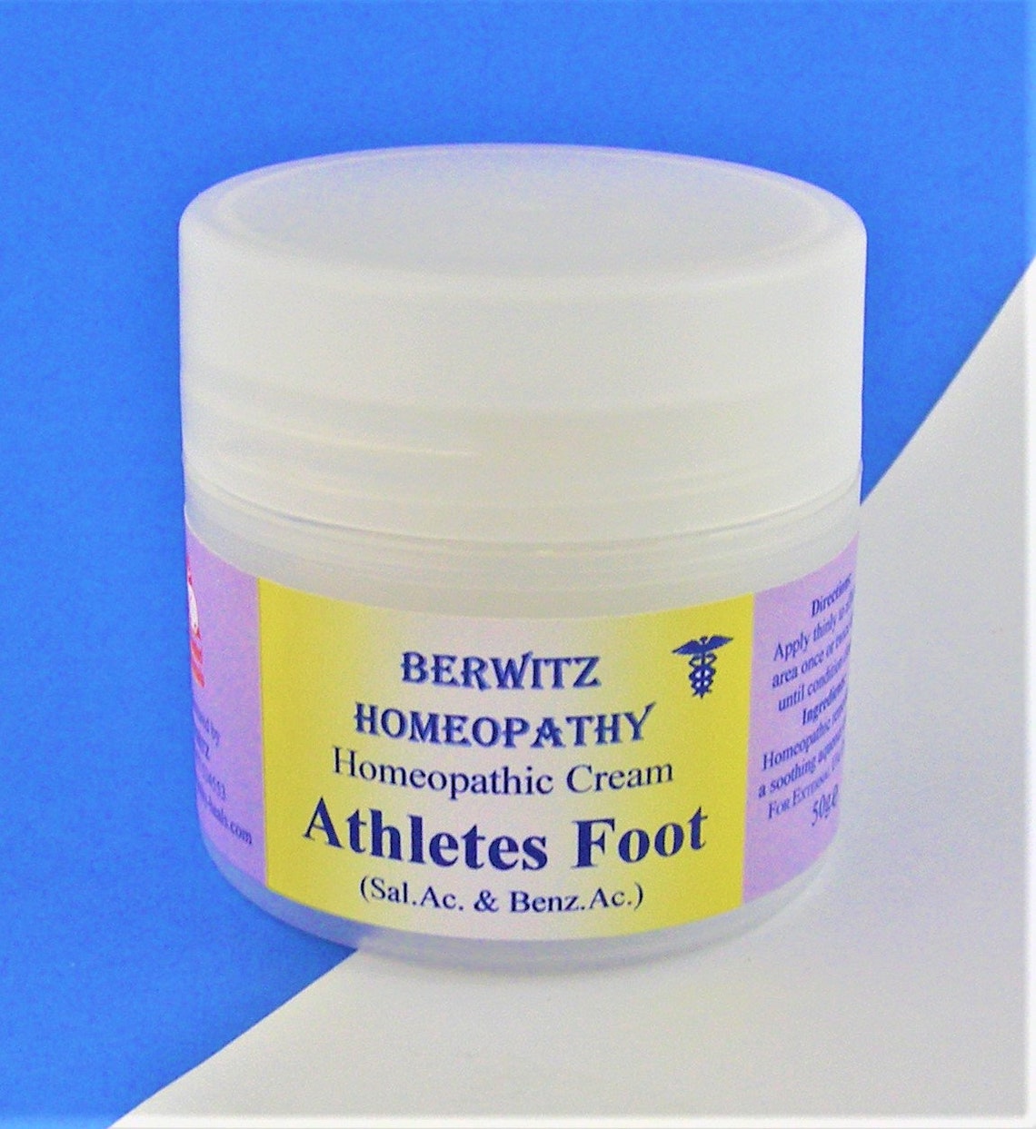 ATHLETE'S FOOT CREAM by Berwitz Homeopathy Safe Soothing - Etsy