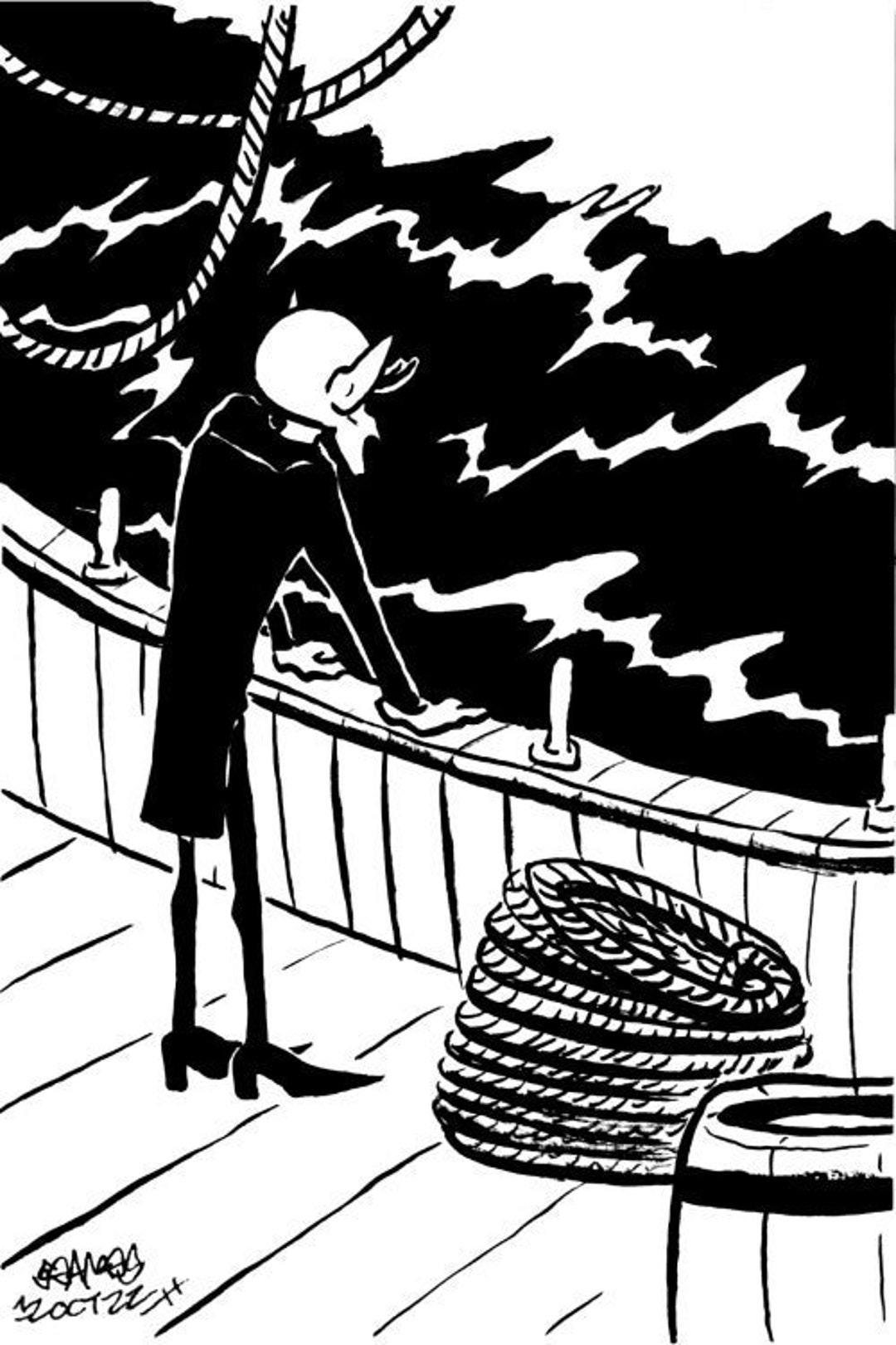 Nosferatu Original Ink Drawing - Etsy
