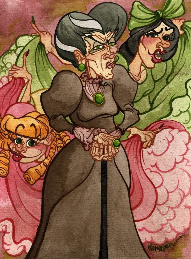 Lady Tremaine, Anastasia, Drizella, Disney Cinderella, Original ...