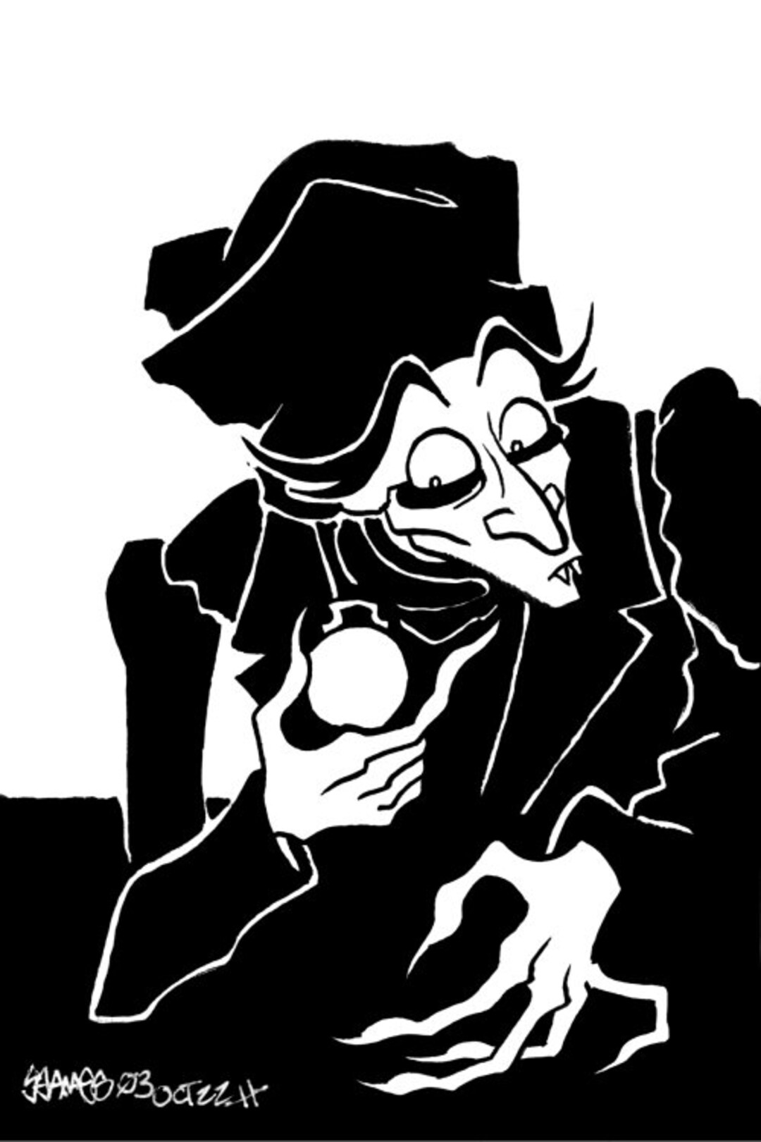 Nosferatu Original Ink Drawing - Etsy