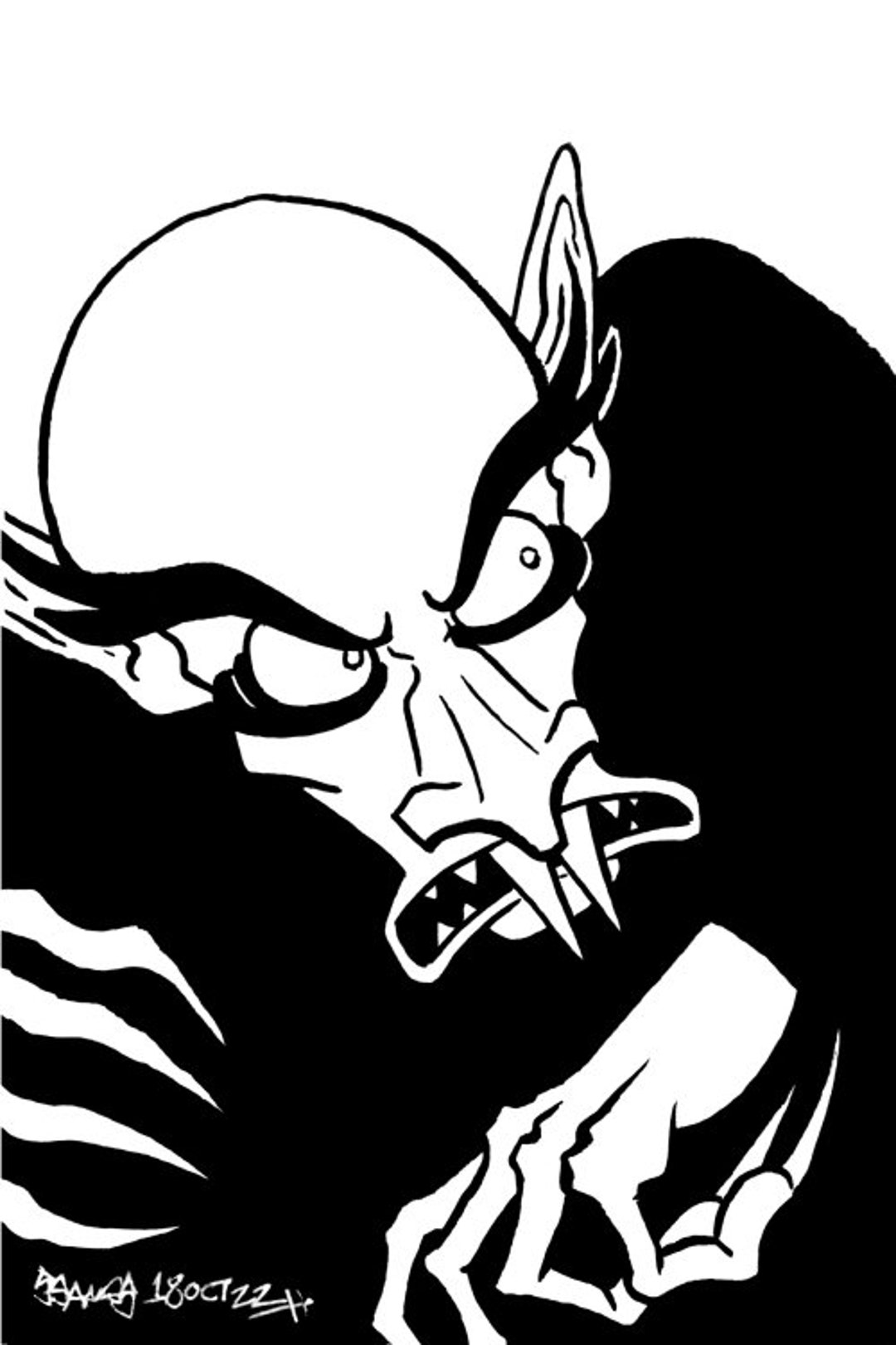 Nosferatu Original Ink Drawing - Etsy