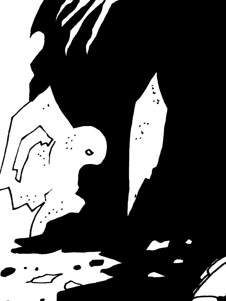 Hellboy Dracula Vampire Original Ink Drawing - Etsy