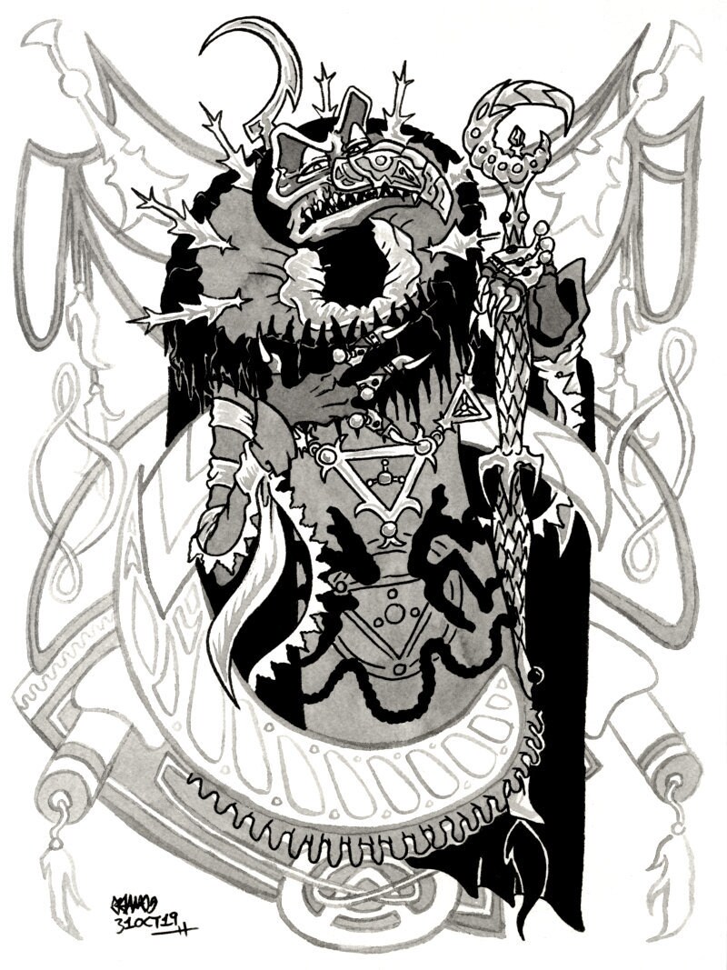 The Dark Crystal Skeksis Emperor