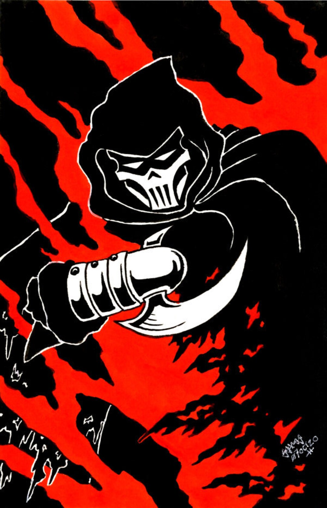 The Phantasm, Original Ink Drawing - Etsy