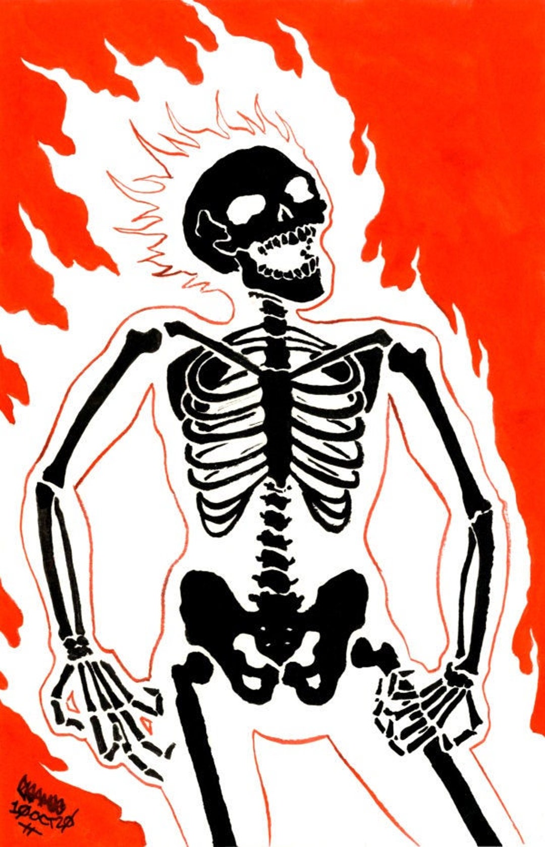 Doctor Phosphorus, Original Ink Drawing - Etsy