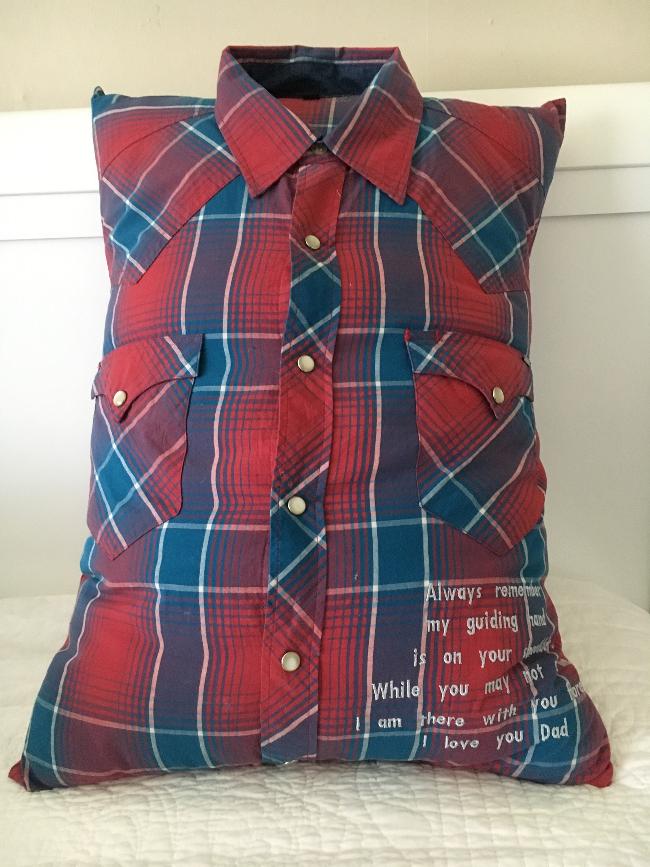 Custom Memory Shirt Pillow, Shirt Pillow, Memory Pillow, Memory Shirt ...