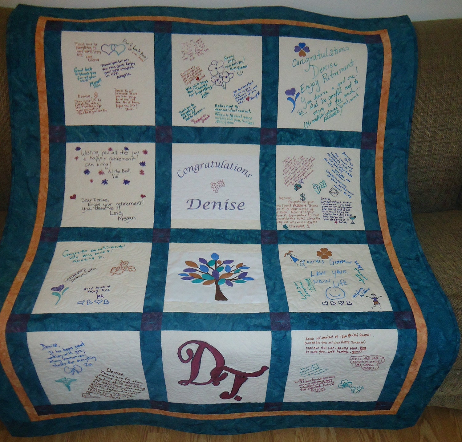 Retirement Quilt - Etsy
