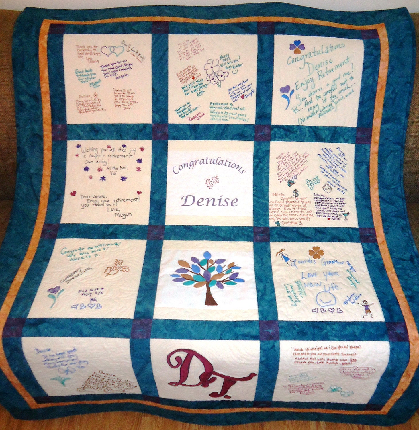 Retirement Quilt - Etsy