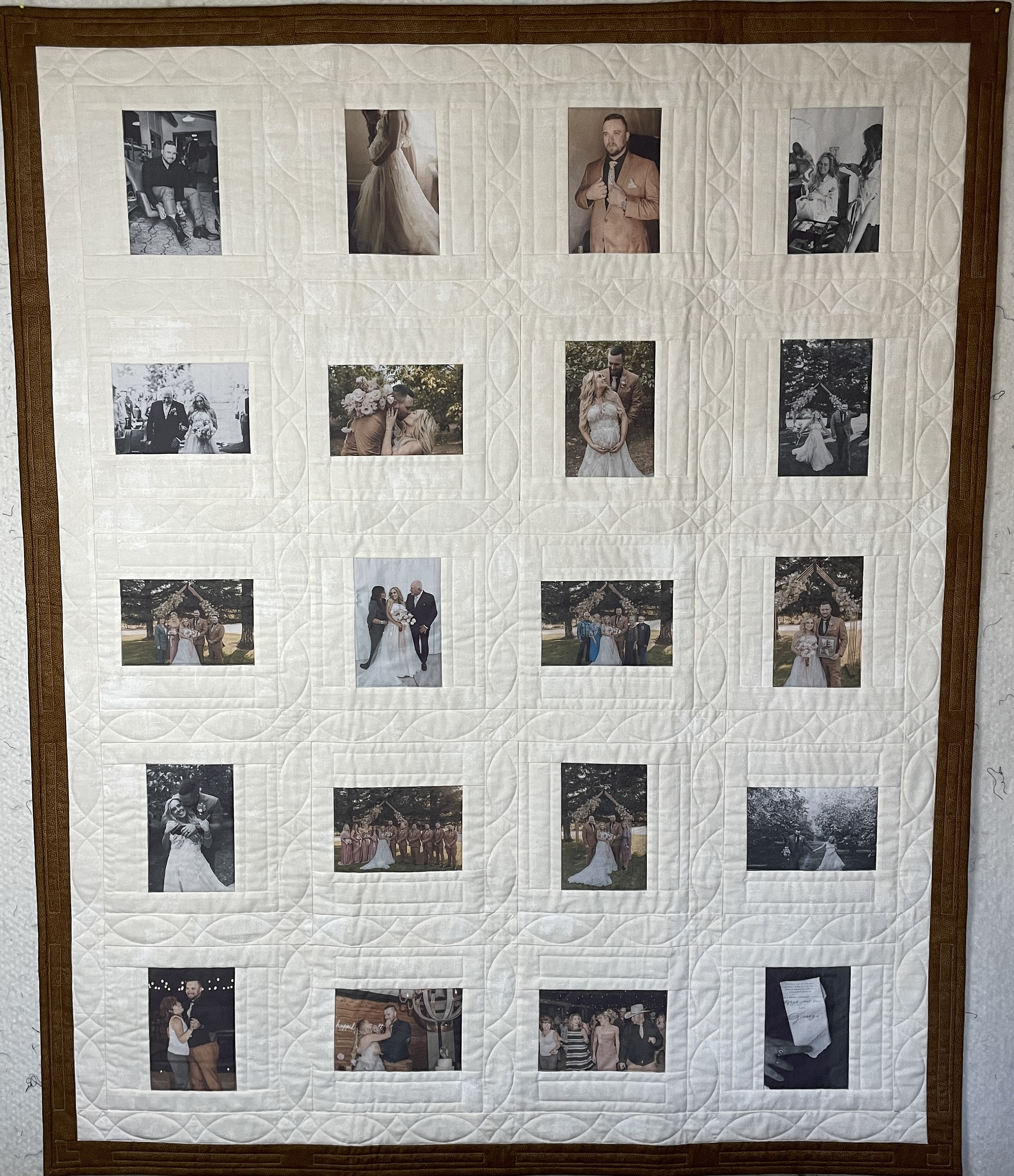 Custom Wedding Photo Quilt - 20 Photo's - Etsy