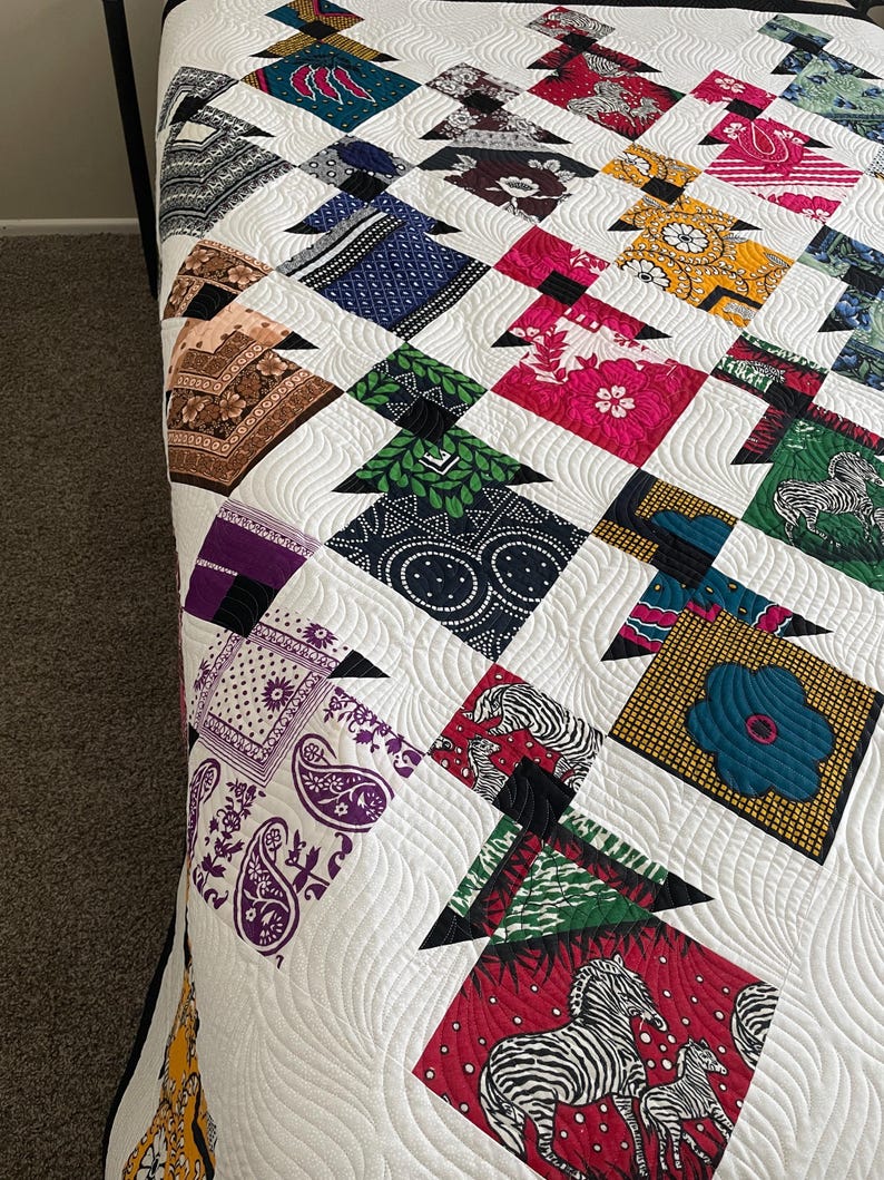 African Queen Quilt - Etsy