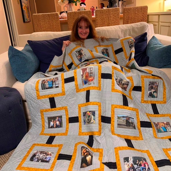 Photo Quilt - Etsy