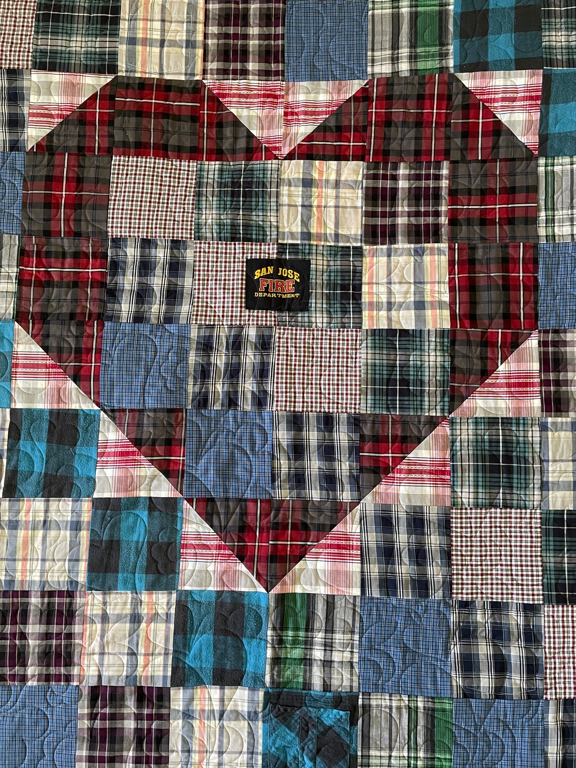 Custom Men's Shirt Quilt - Etsy