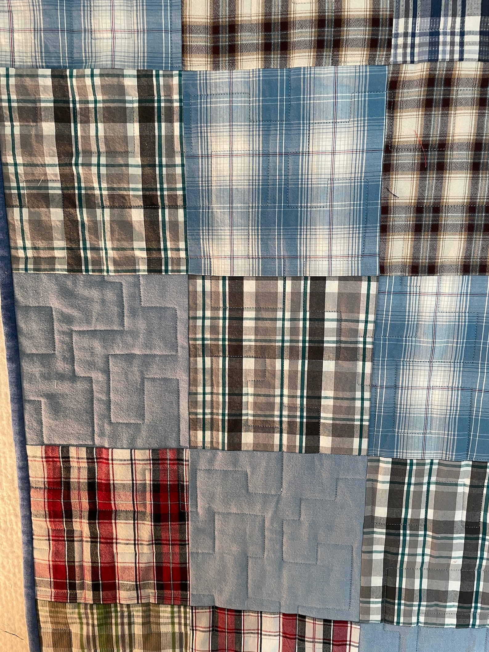 Custom Men's Shirt Quilt - Etsy
