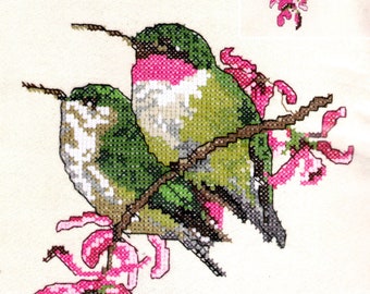 Cross Stitch Hummingbird - Etsy