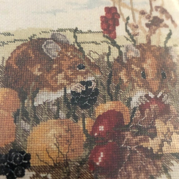 Nature Trail Cross Stitch Kit DMC Kit 1560 Made in England Field Mice ...